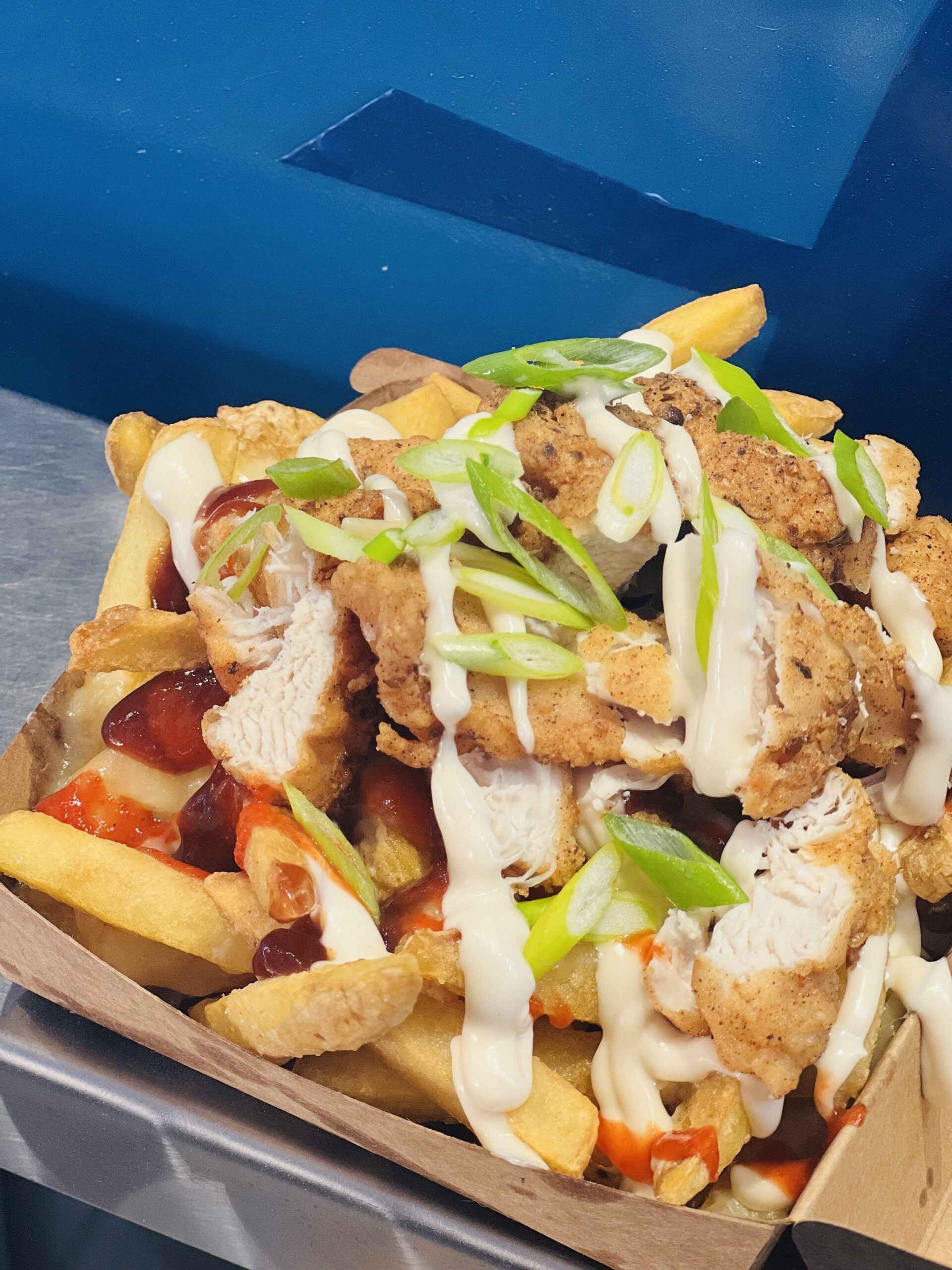 Buttermilk Chicken Loaded Fries - H'Ells Kitchen